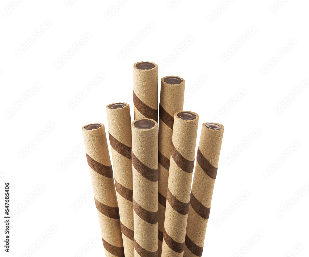chocolate filled in a crispy wafer roll, Chocolate waffle sticks ...