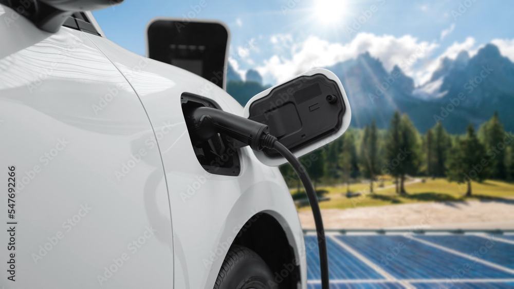 Concept of progressive future renewable and clean energy technology by ...