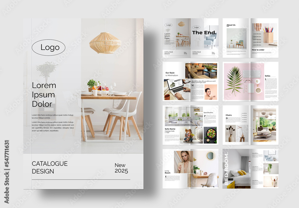Catalog Layout Stock Template | Adobe Stock
