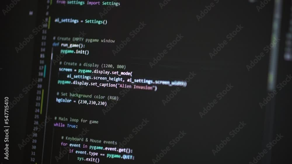 Developer Is Browsing Html Code On The Computer Screen Html Web Page Code Scrolling Programming 2773