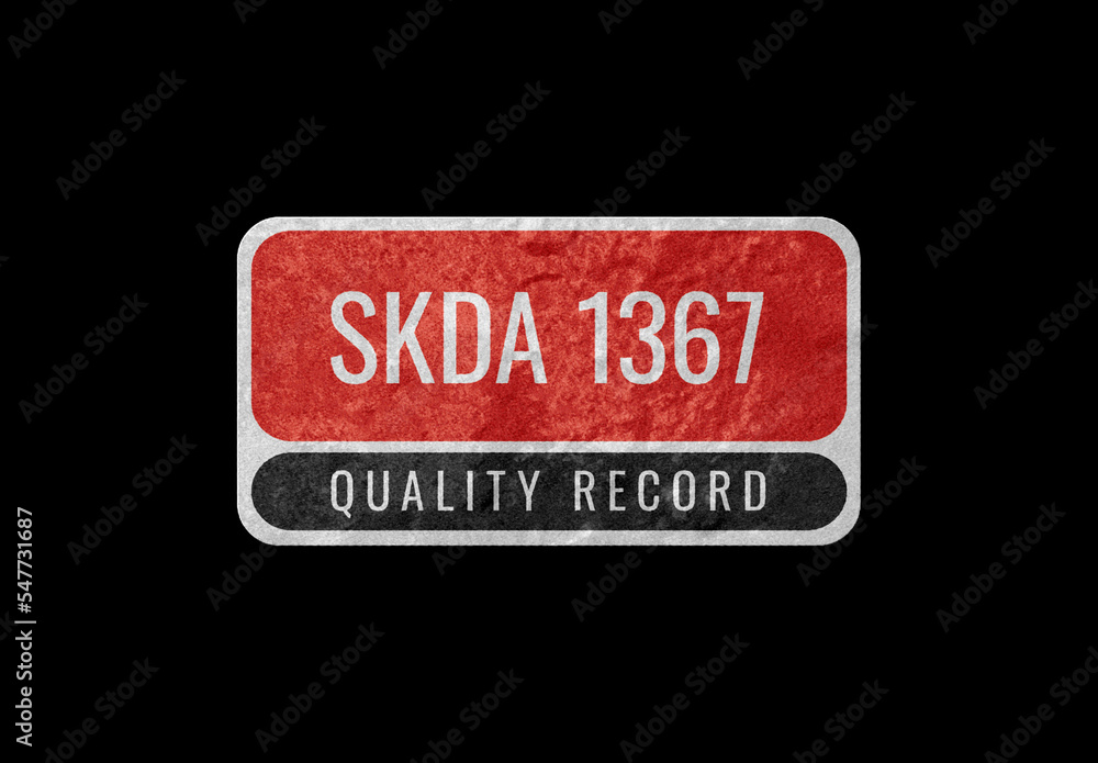 Rectangle Sticker Paper Texture Mockup Template Stock Template | Adobe ...