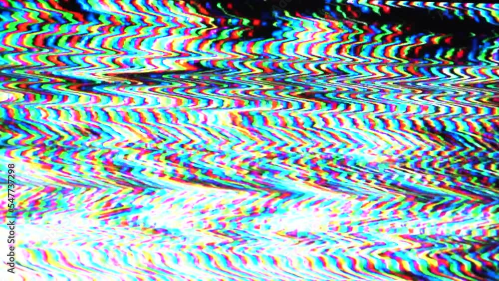 Video Stock Glitch noise static television VFX pack. Visual video ...