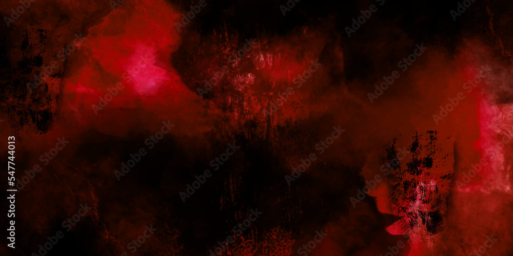 Dark Red horror scary background. grunge horror texture concrete. Dark ...
