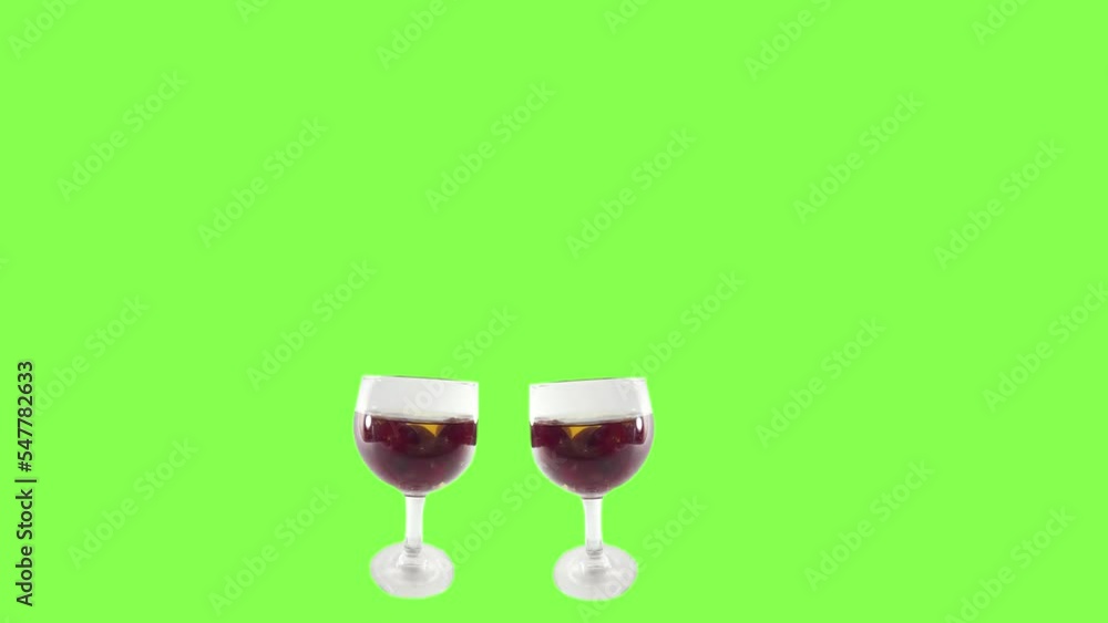 Glasses of wine are clinking. Champagne drink. Celebration and ...
