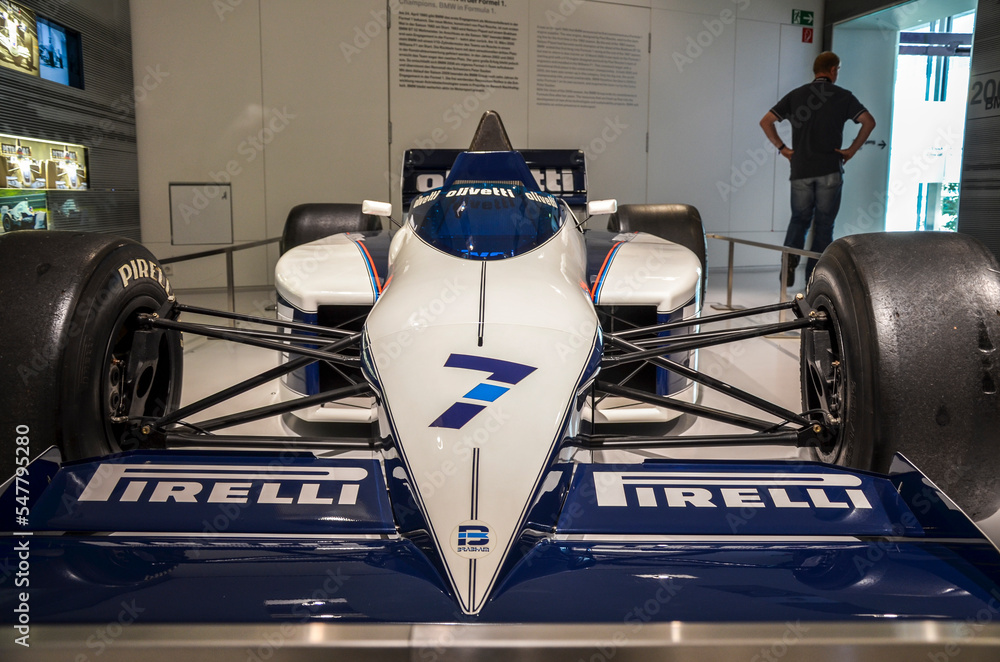 Legendary Brabham BT52 formula one race car 1983 displayed on ...