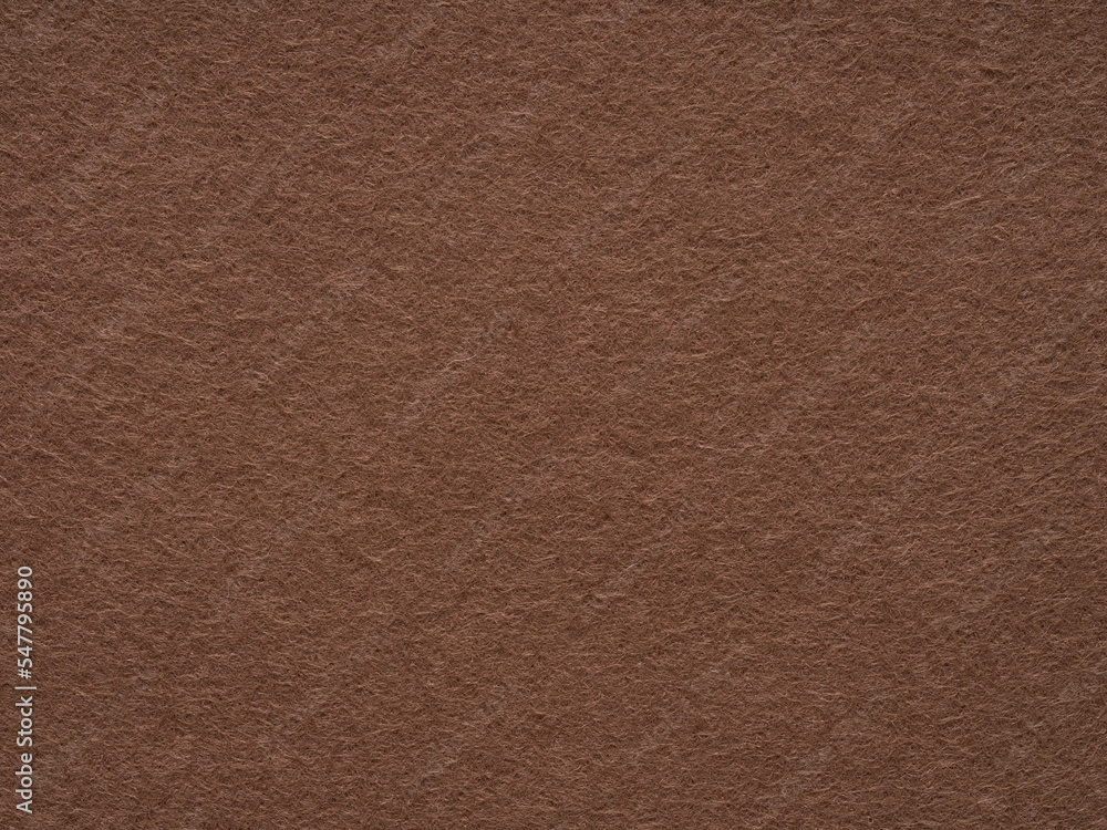 Soft brown felt material blank. Surface of felted fabric texture ...