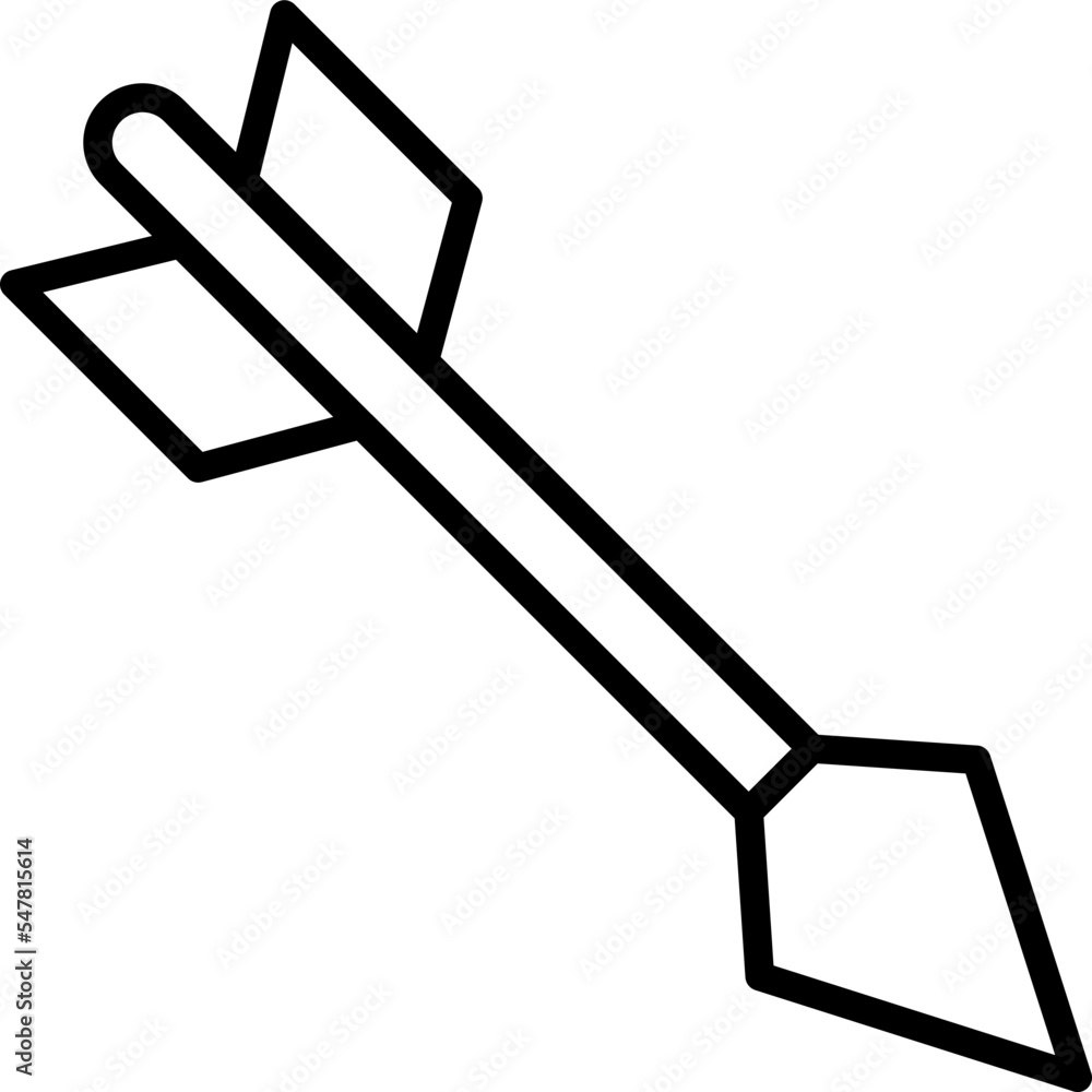 Simple arrow icon on transparent background Stock Vector | Adobe Stock