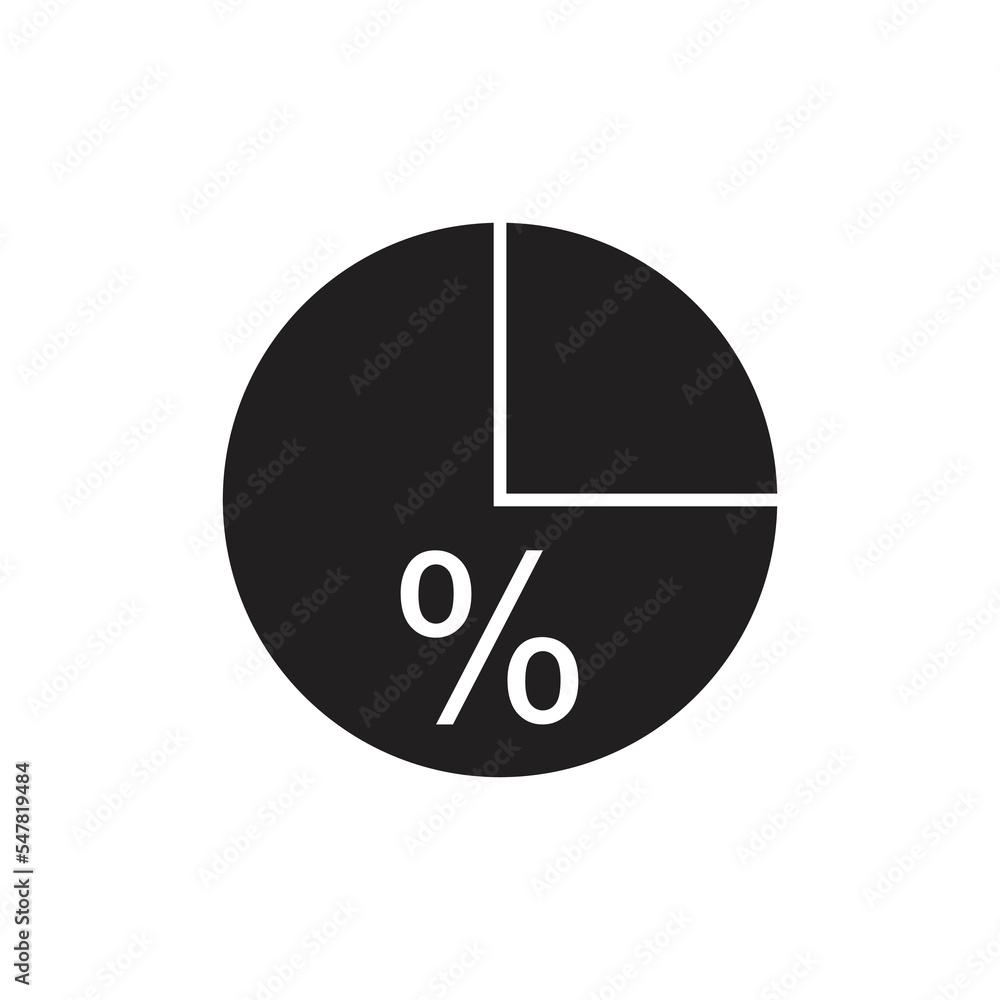 Percentage diagram icon design. Global pie chart statistics. isolated ... Percentage diagram icon design. Global pie chart statistics. isolated ...