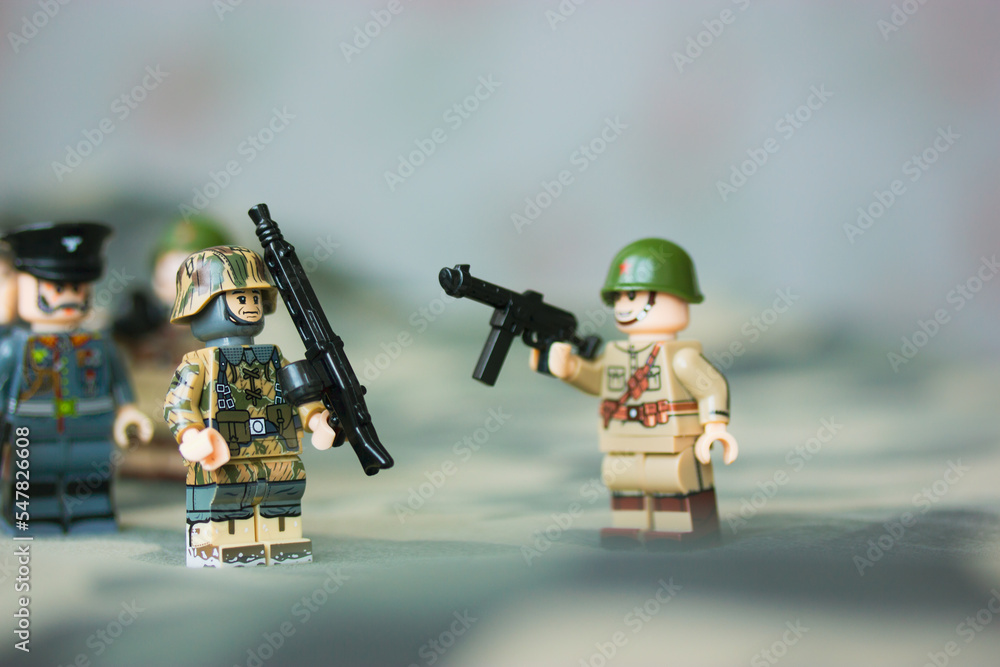 Kyiv, Ukraine. March 9, 2022. Russian War in Ukraine. Second World War ...