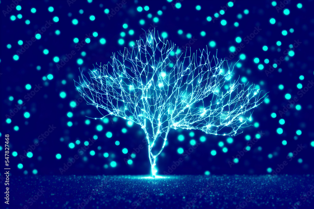 Binary tree, data science, big data, web network. Information ...