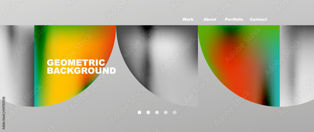 Circles and round elements abstract background design for wallpaper ...