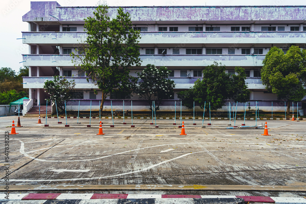 Driving test and training area with simulate test for driving license ...