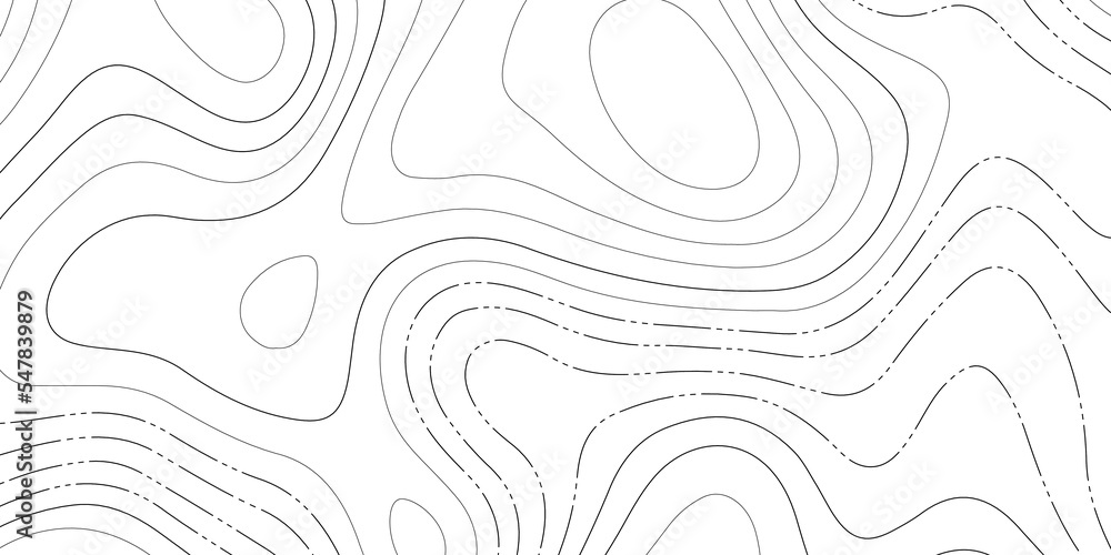 Topographic map background geographic line map with elevation ...