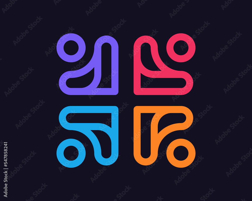Abstract People Community Group Team Together Friendship Care Happy ...