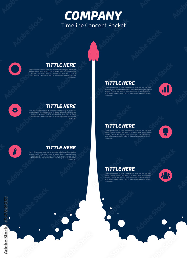 Rocket Design Suitable For Marketing Presentation, Business Success ...