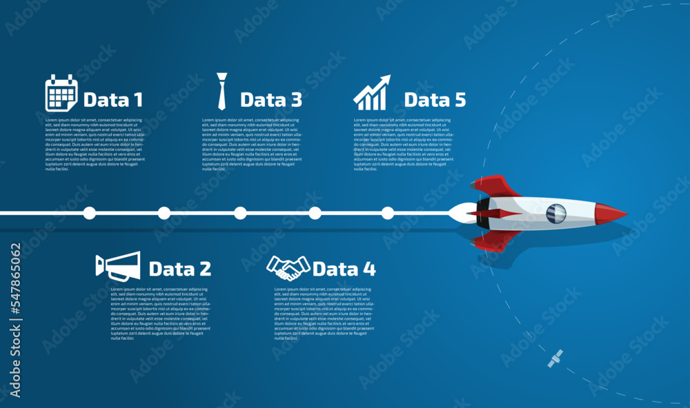 Rocket Launcher Infograpphic Timeline Suitable For Marketing ...