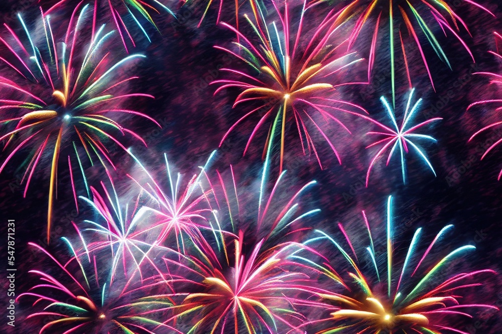 Fireworks in Night Sky Seamless Texture Pattern Tiled Repeatable ...