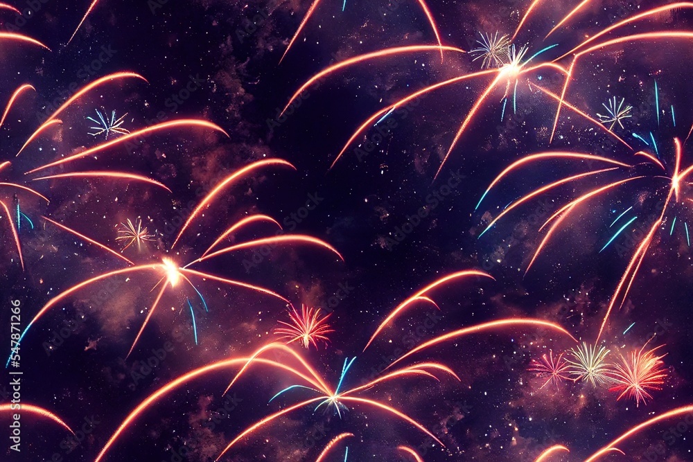 Fireworks in Night Sky Seamless Texture Pattern Tiled Repeatable ...