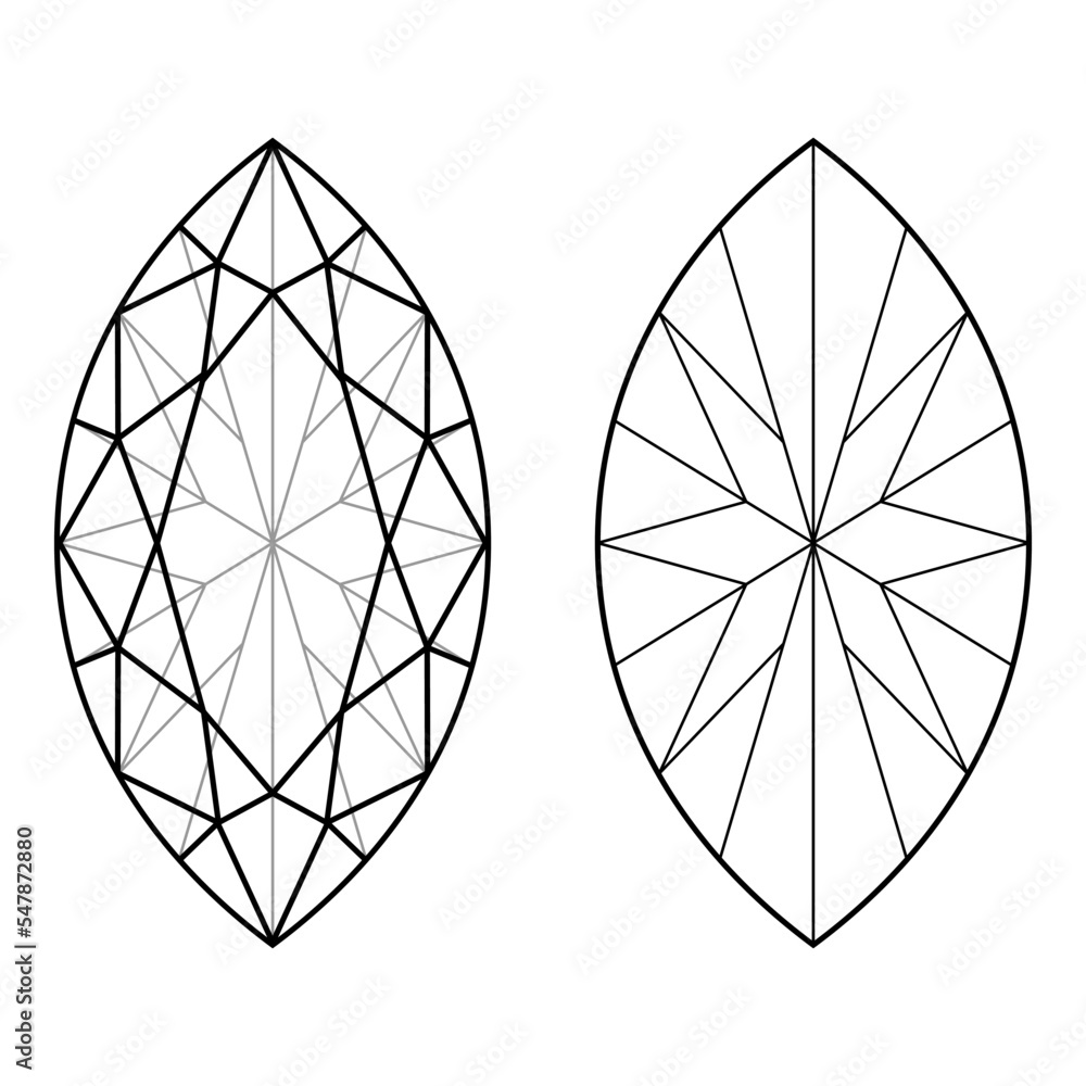 Diamond Drawing Top View