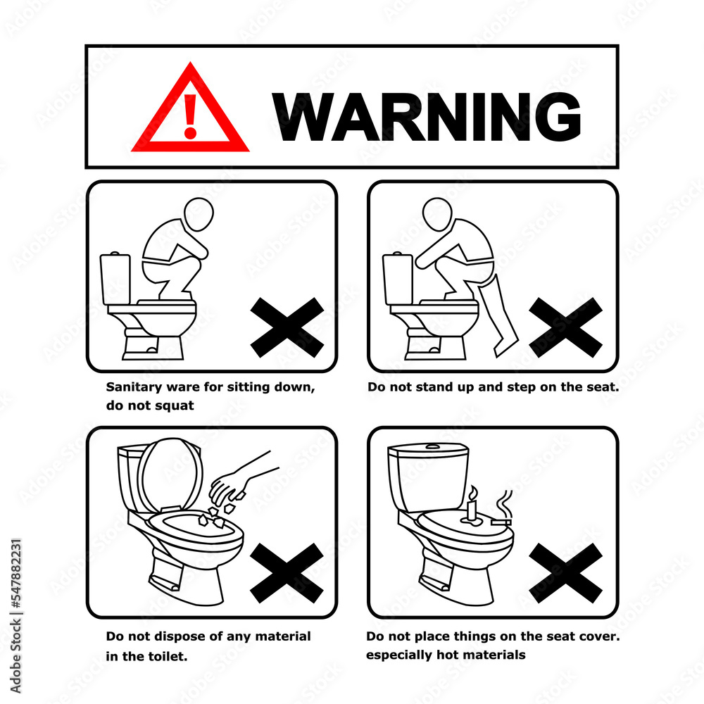 Warning symbol A manual for the correct use of sanitary ware in the ...