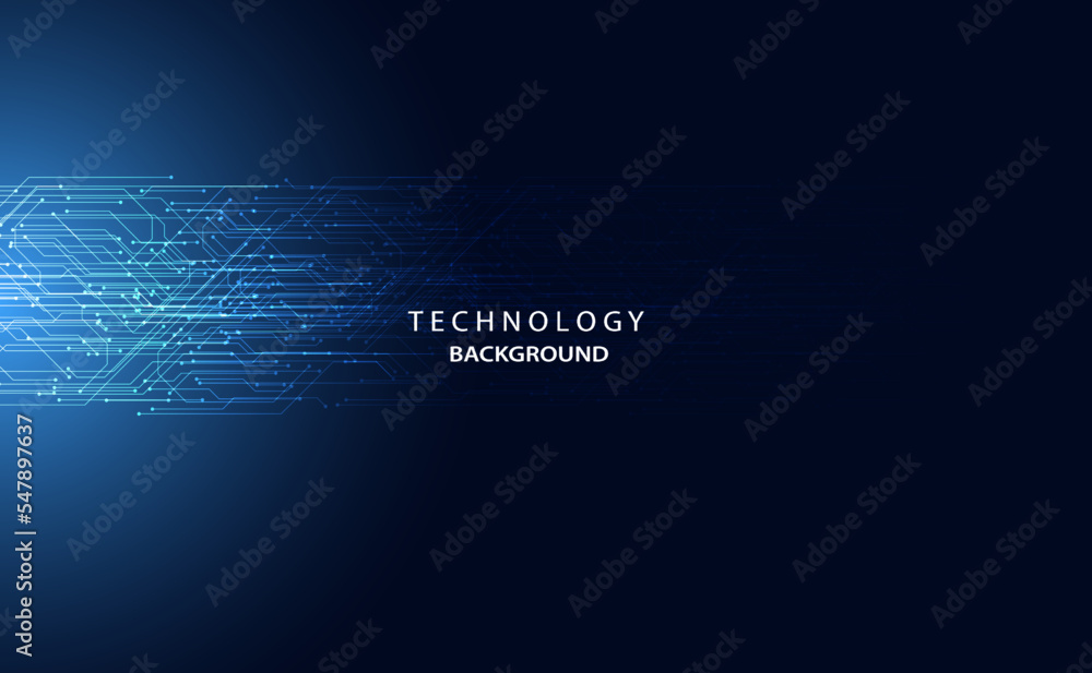 Abstract technology futuristic concept, hi-tech circuit, digital ...