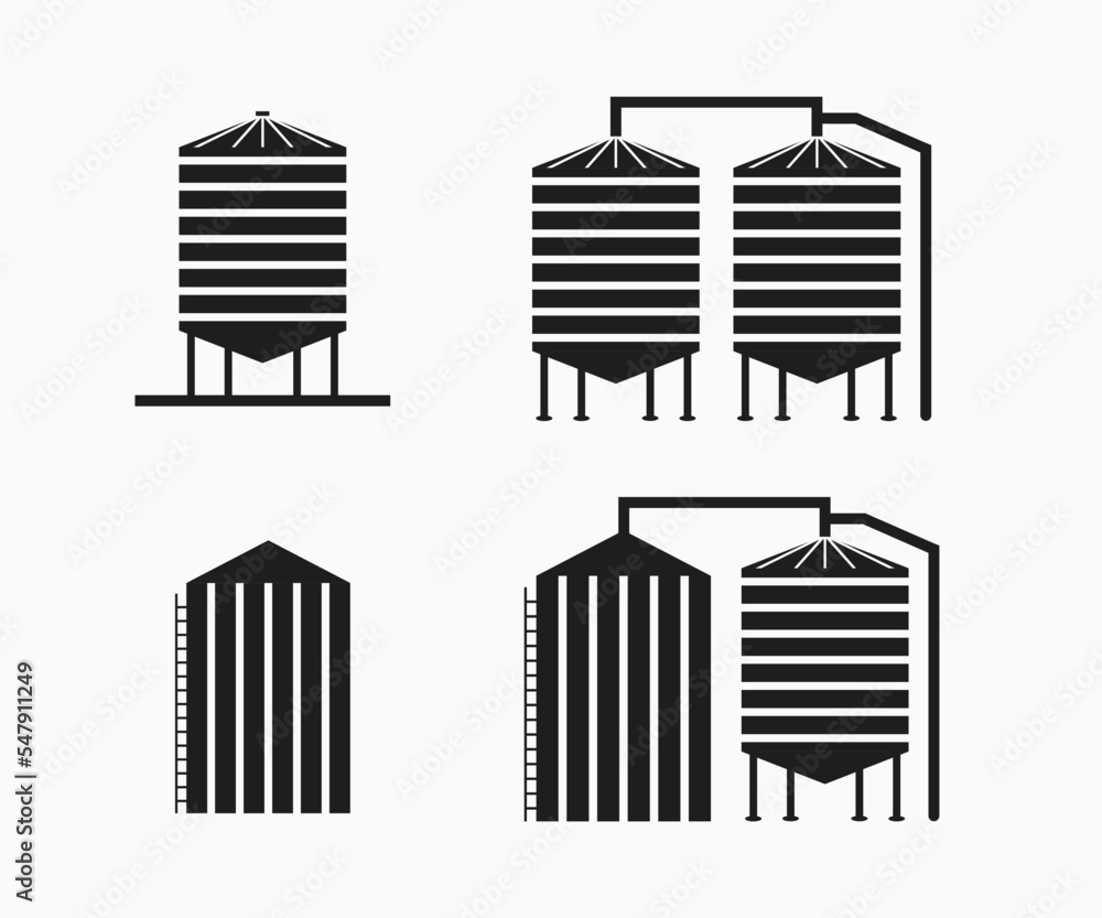 Silos storage icon, Granary Icon, and Silo icon from Agriculture on ...