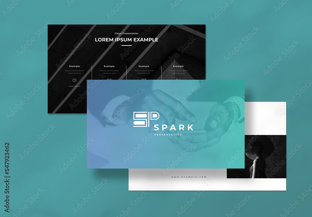 Creative Presentation Layout with Gradient Stock Template | Adobe Stock
