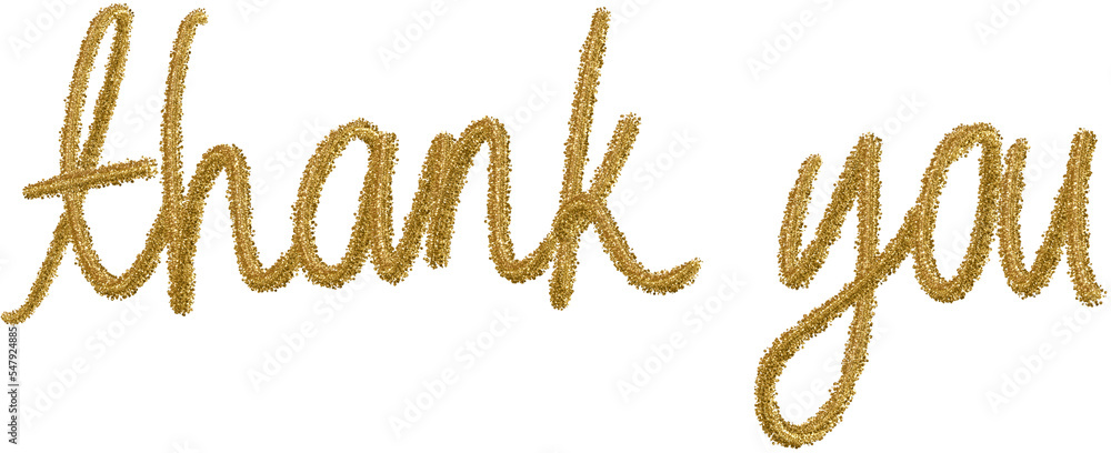 thank you Word, Gold Lettering, Cursive Writing Stock-Illustration ...