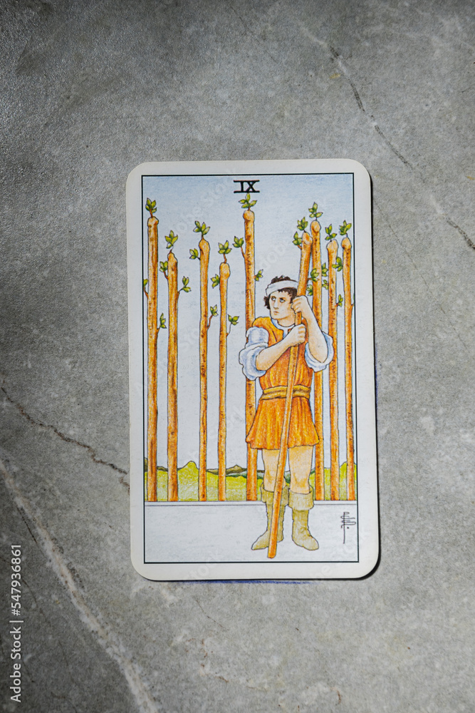 November 18, 2022 - Kyiv, Ukraine. Ryder's Tarot - Waite. The Junior ...