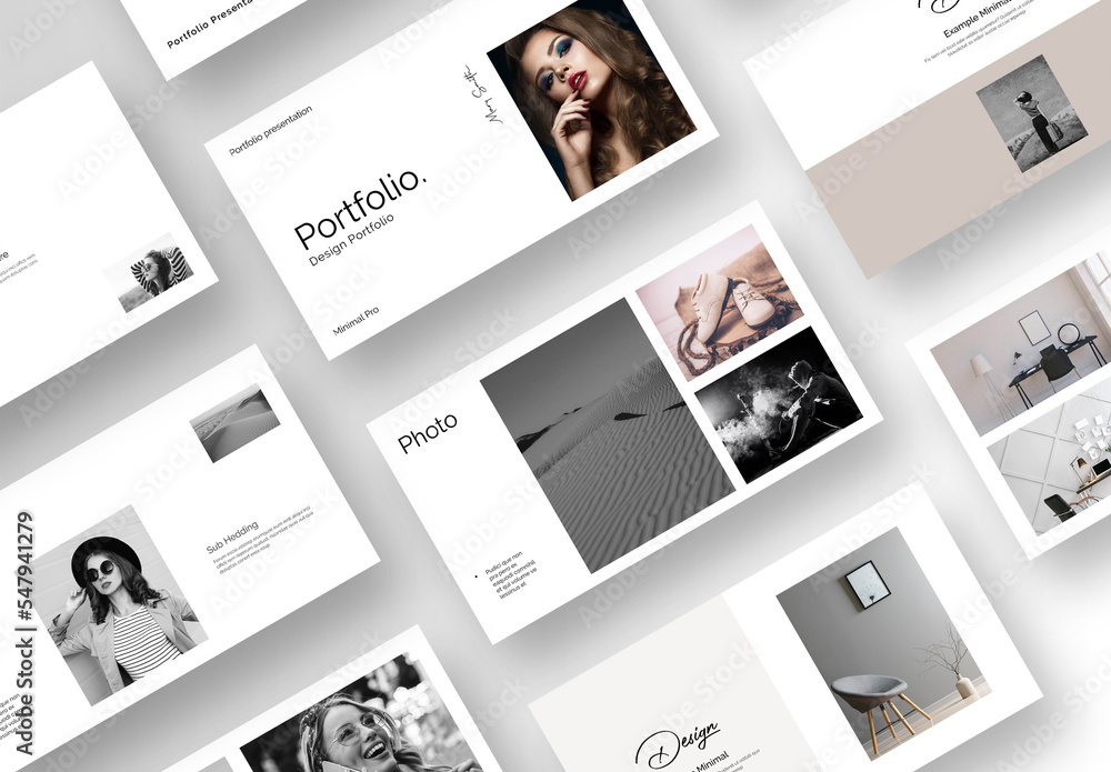 Portfolio Presentation Stock Template | Adobe Stock