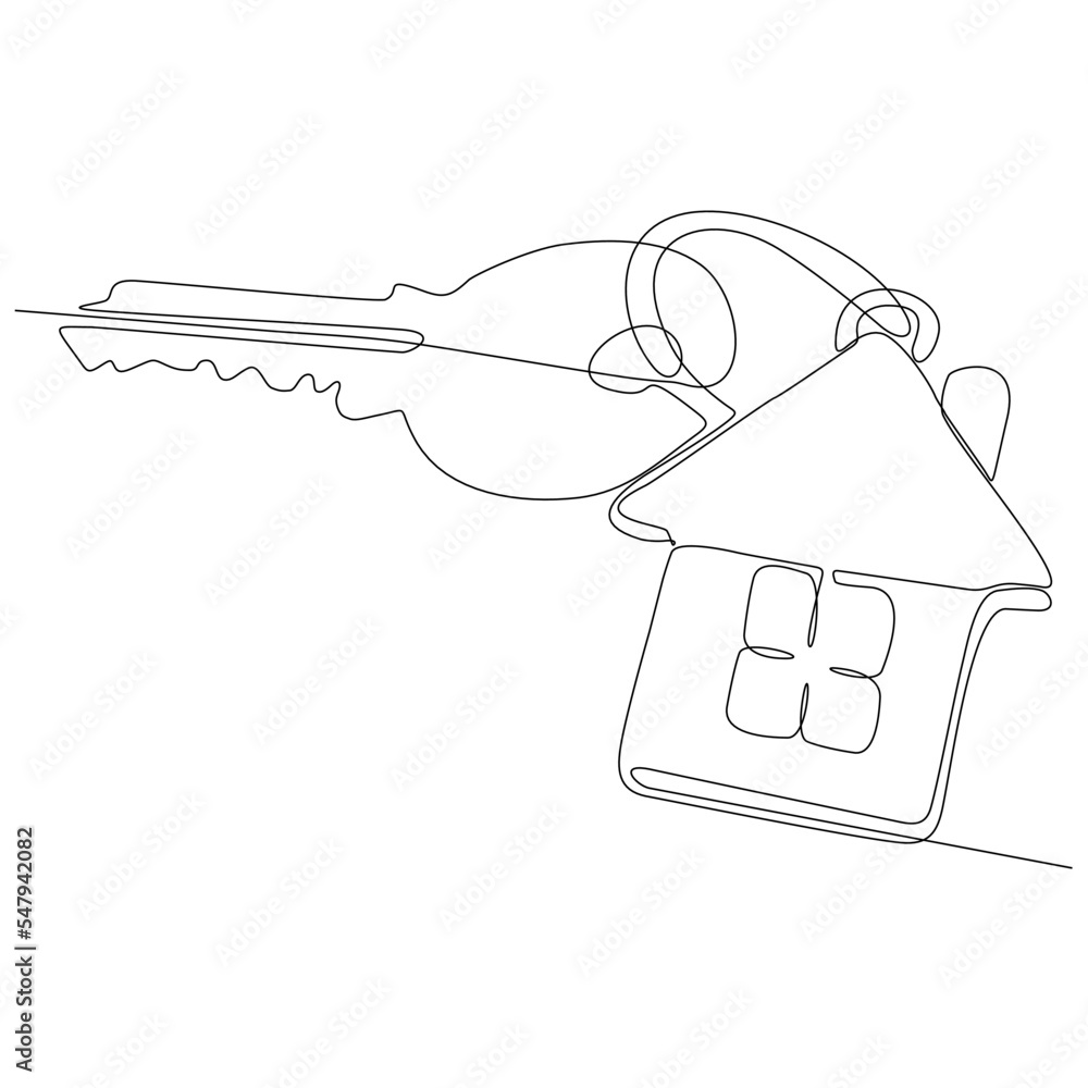House Key Drawing