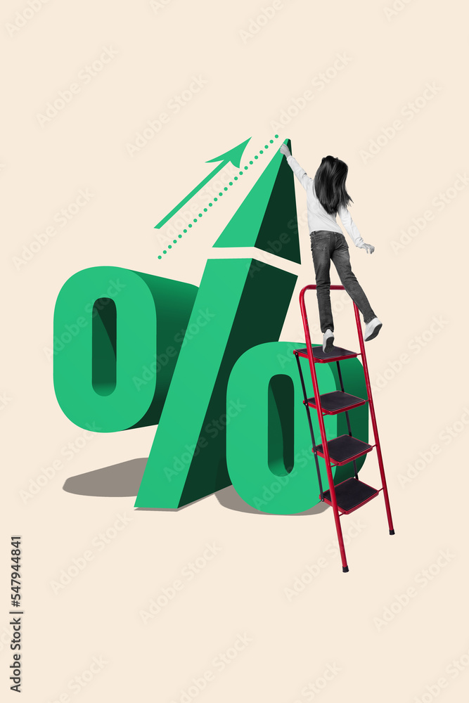 Exclusive magazine picture sketch collage image of small kid standing ...