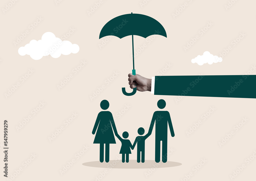 Insurance policy services conceptual design. family life insurance ...