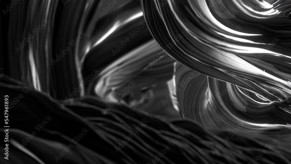 Seamless Loop Abstract Background Line Particles Wave Background 3d