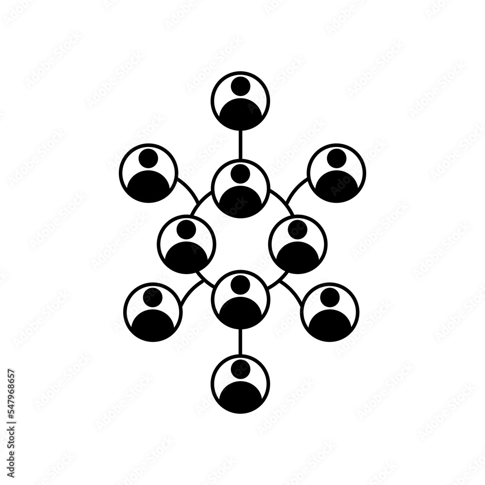 Exchange users person icon vector illustration logo template for many ...