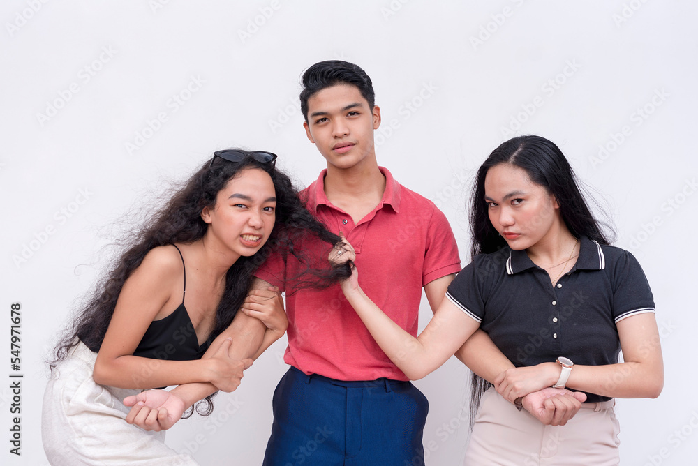 Men And Women Arguing