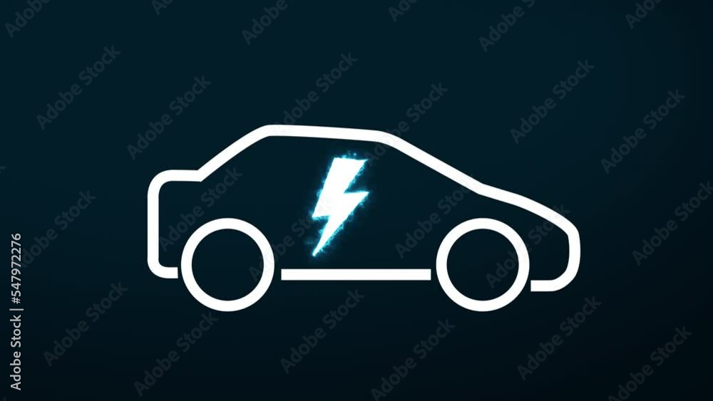 Electric car dashboard display. Electric Car Charging Indicating the ...