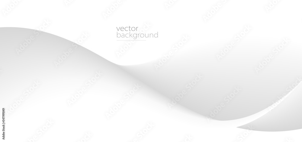 Smooth flow of wavy shape with gradient vector abstract background ...