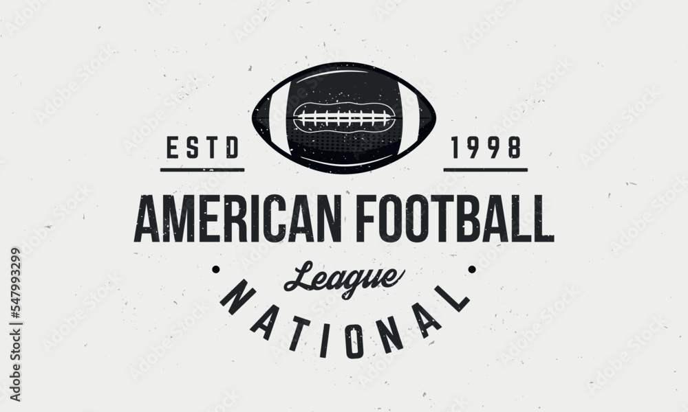 Vintage Football Vector