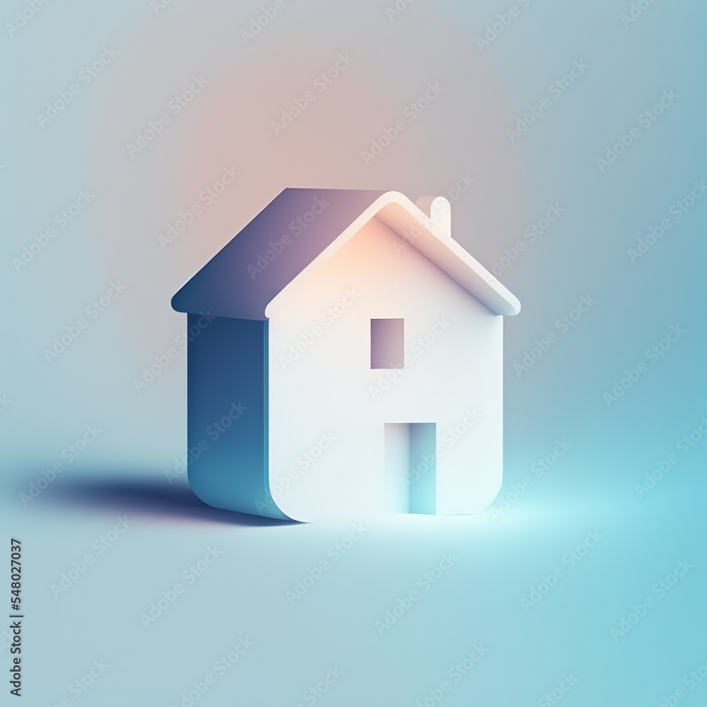 Light dma icon with window and pipe Isolated on white background ...