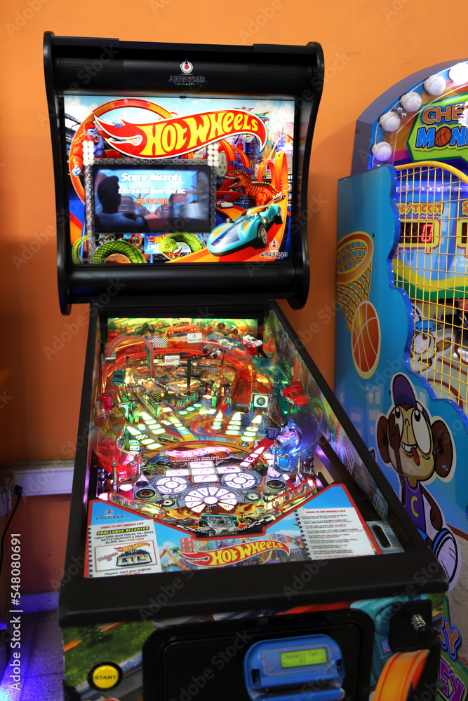 Hot Wheels American Pinball, 2020. Flipper Pinball. Arcade machine ...