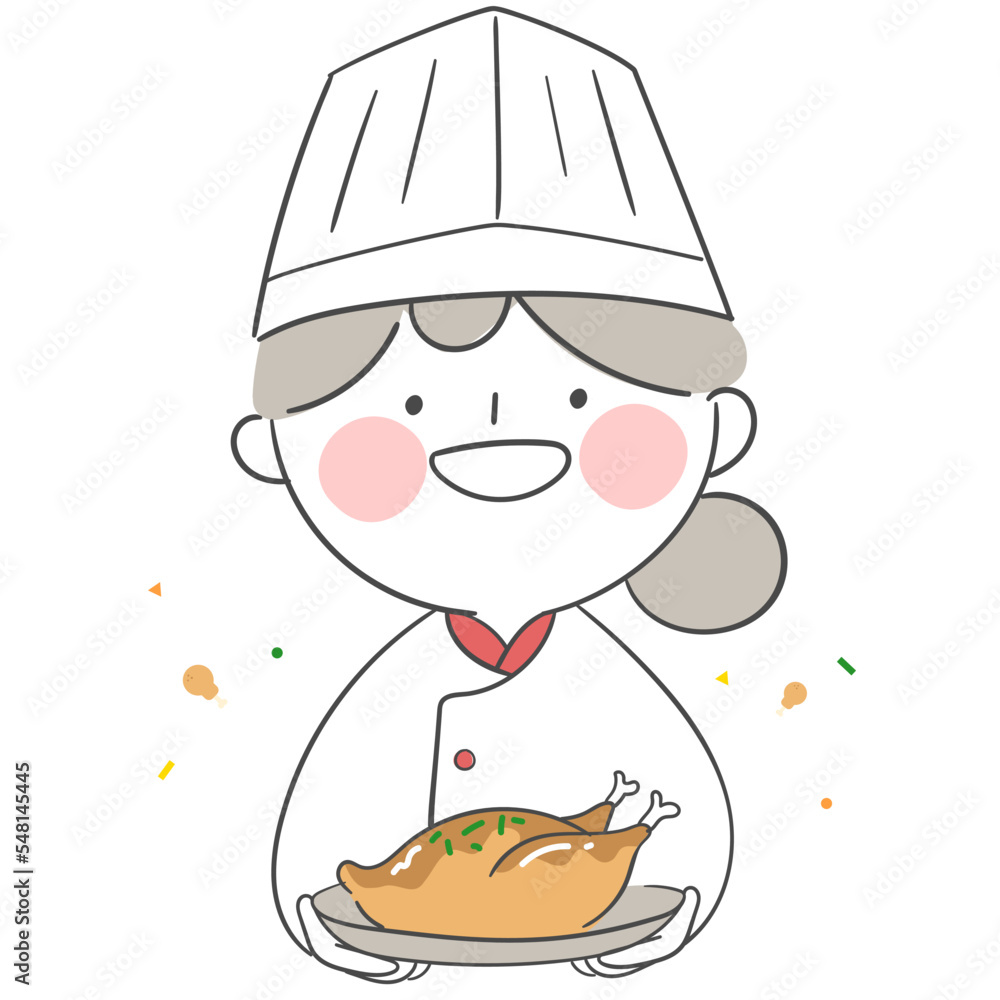요리사 캐릭터 일러스트 Stock Vector | Adobe Stock