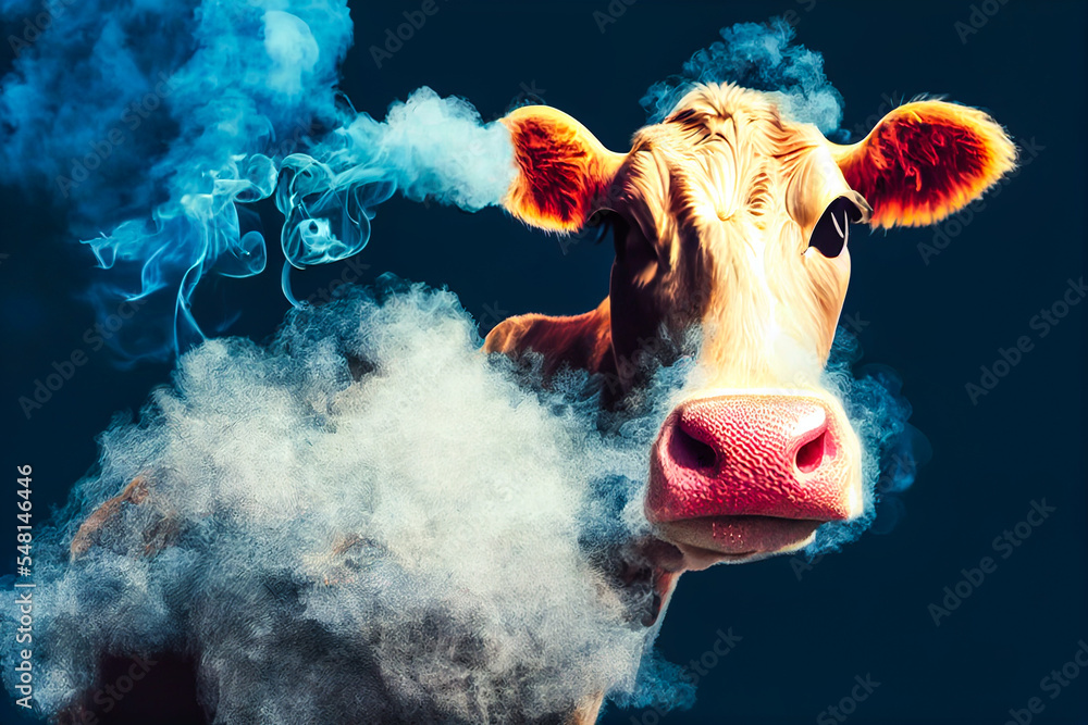 The gases released by cows during their digestion process contribute ...