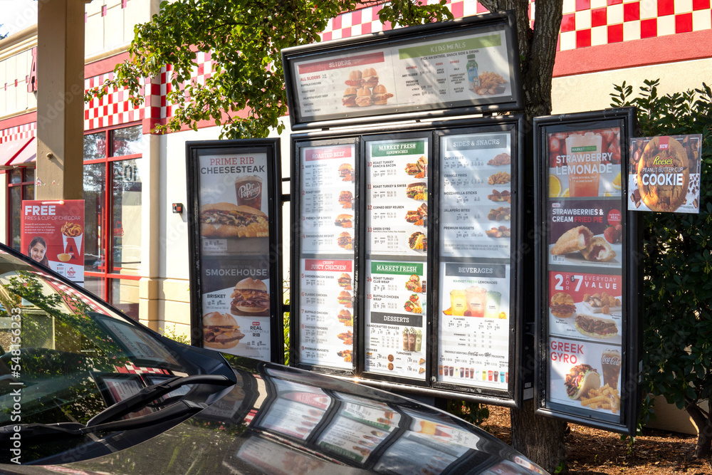 Arbys Menu Board