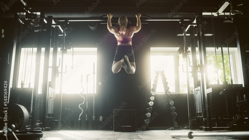 Portrait of a Female Bodybuilder Challenging Gender Stereotypes And ...
