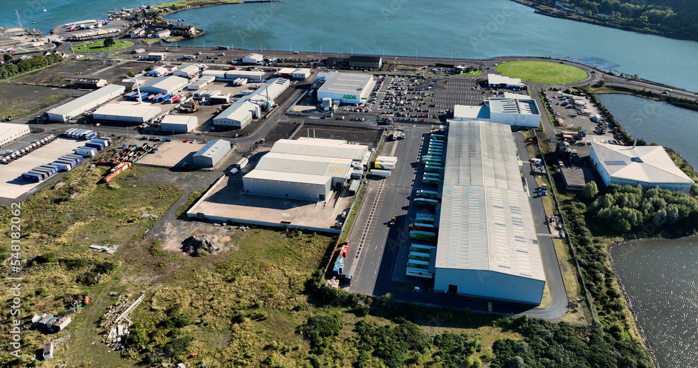 Aerial photo of Asda Regional Distribution Centre and Asda Superstore ...
