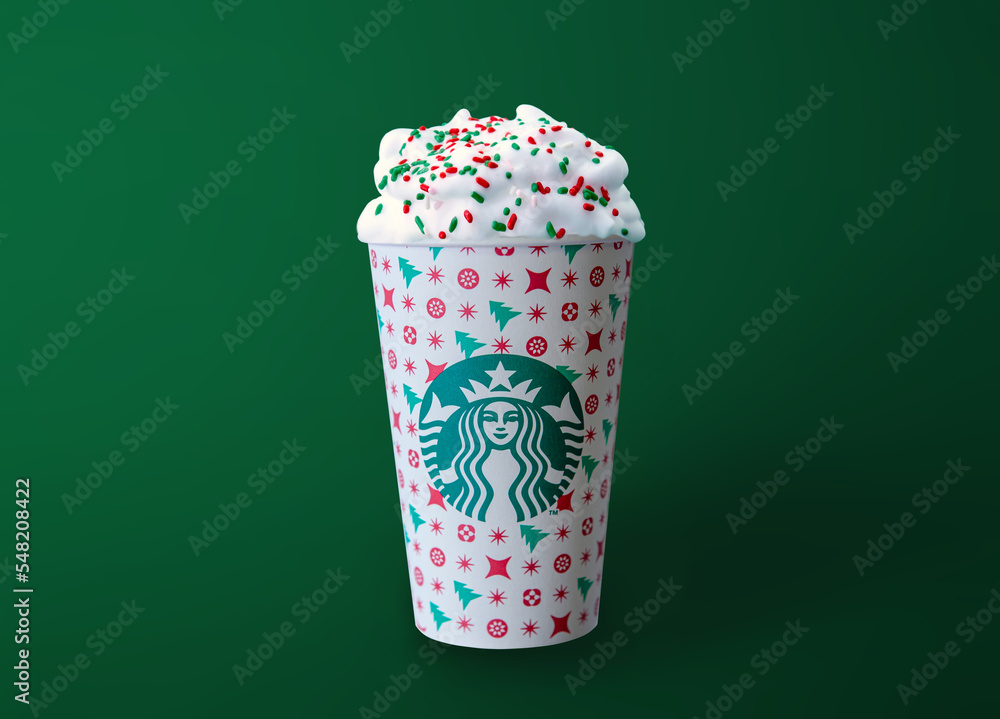 Bangkok, Thailand - November 10, 2022: Starbucks new 2022 designed ...