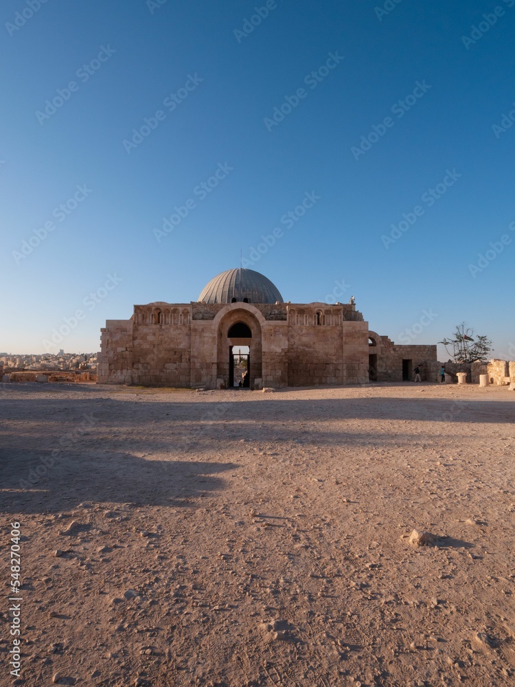 Famous historical Umayyad Palace - large palatial complex located on ...