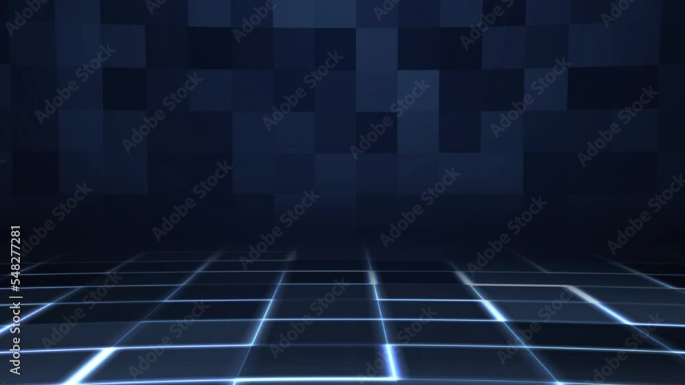 Flat animation, motion graphic background. color full line, dot, circle ...