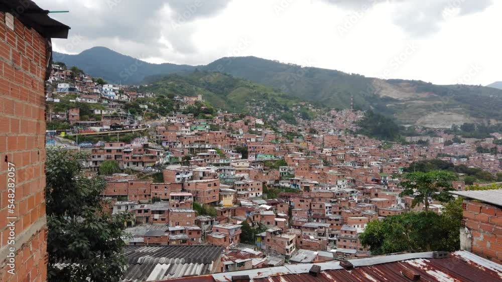 Medellin, Colombia 2022 Comuna 13 slums , once one of the most ...